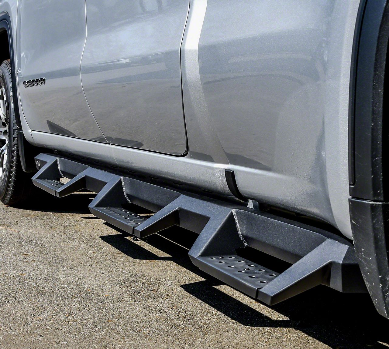 Westin Sierra 1500 HDX Drop Wheel-to-Wheel Nerf Side Step Bars ...