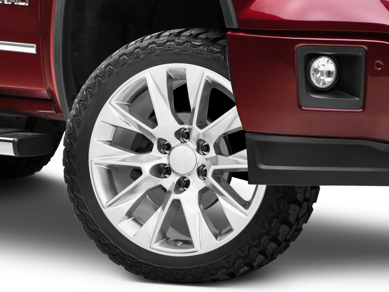 Sierra 1500 High Country Style Polished 6-Lug Wheel; 22x9; 28mm Offset ...