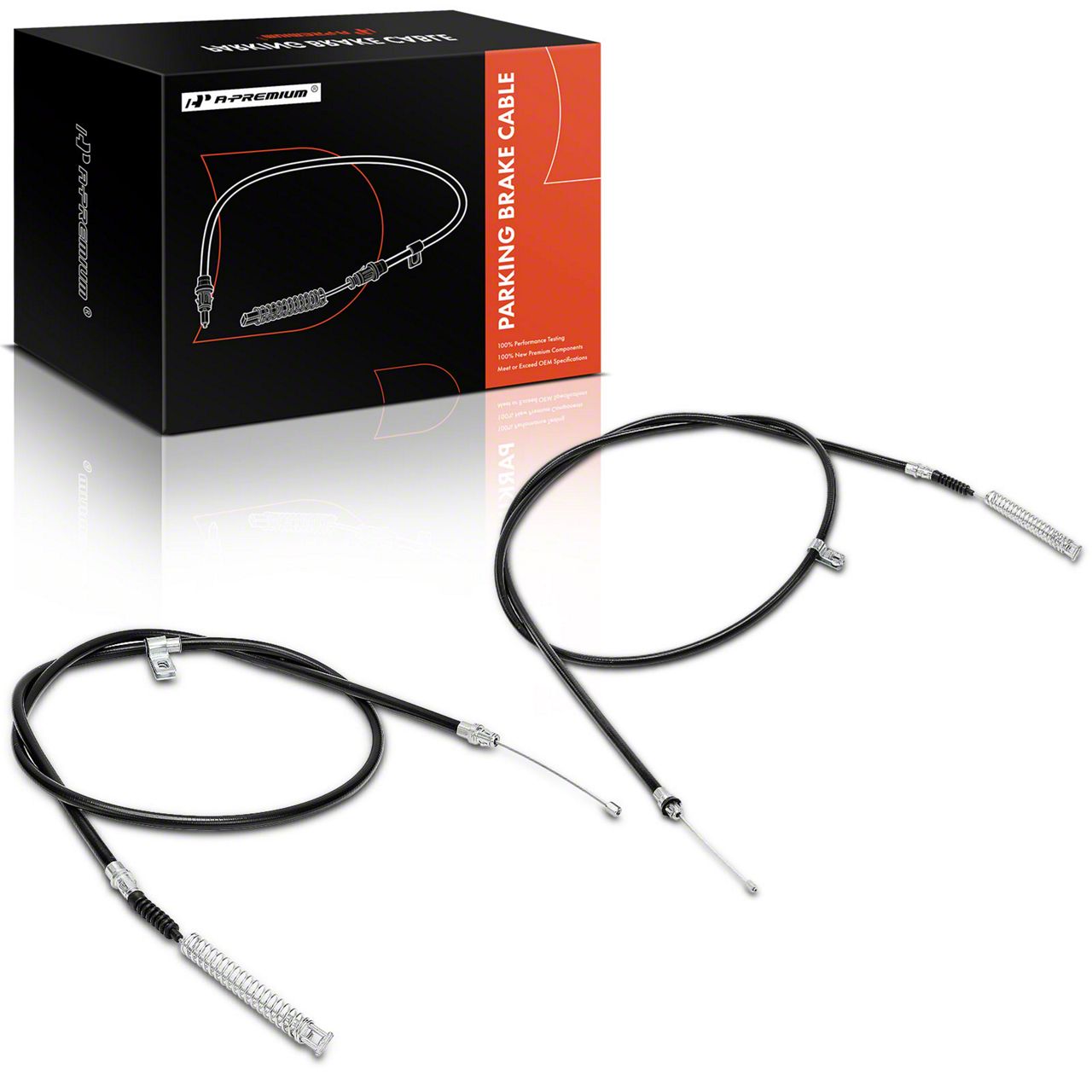 Sierra 1500 Parking Brake Cables; Rear (99-03 Sierra 1500 Regular Cab w ...