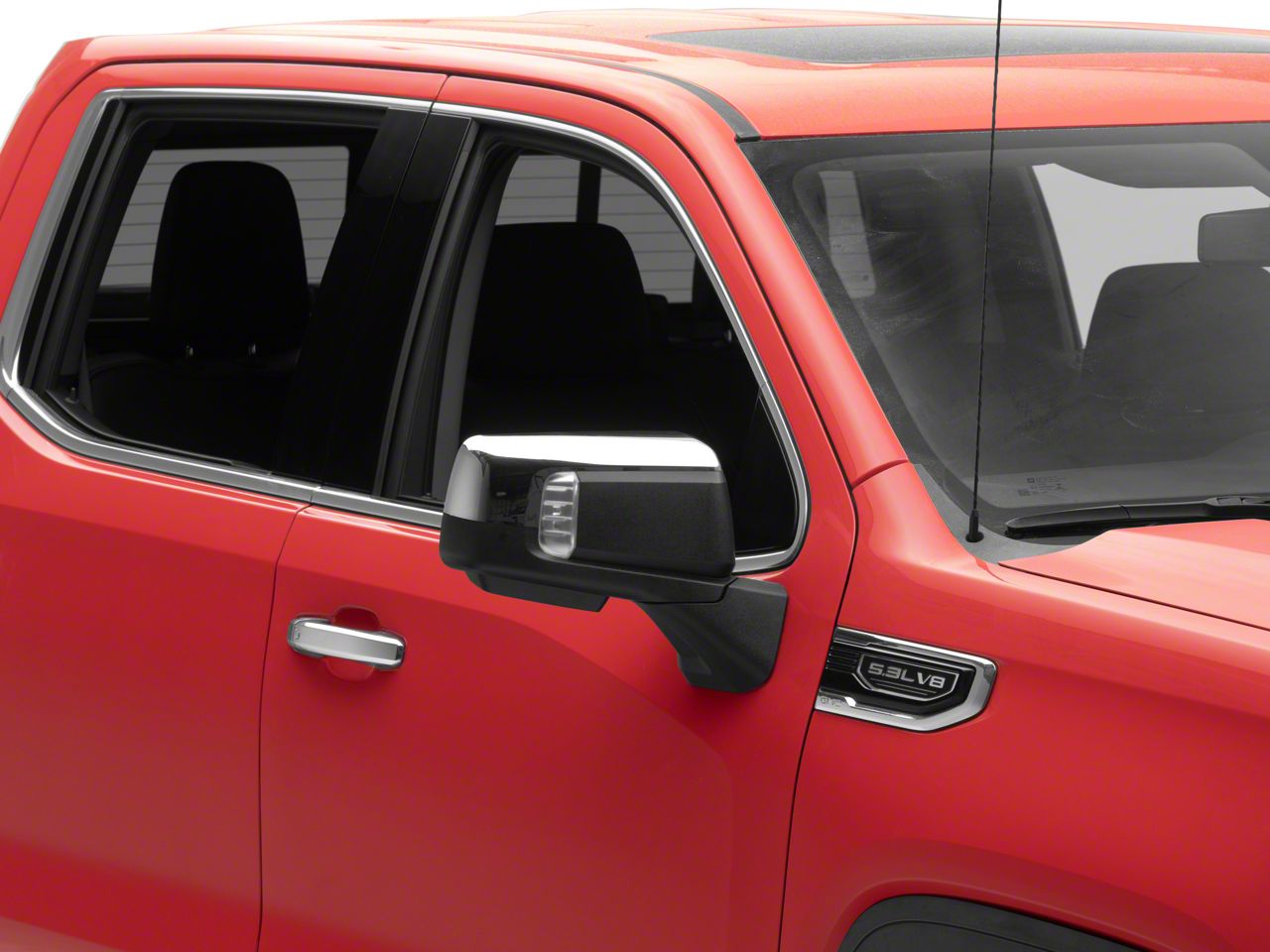 Sierra 1500 Powered Heated Auto-Fold Mirror with BSD, Puddle Light and ...