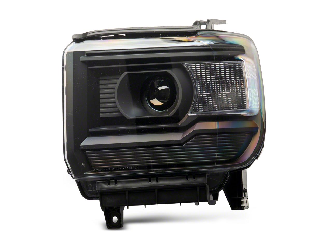 Sierra 1500 Projector Headlights with Clear Corners; Black Housing ... Sierra 1500 Projector Headlights with Clear Corners; Black Housing ...