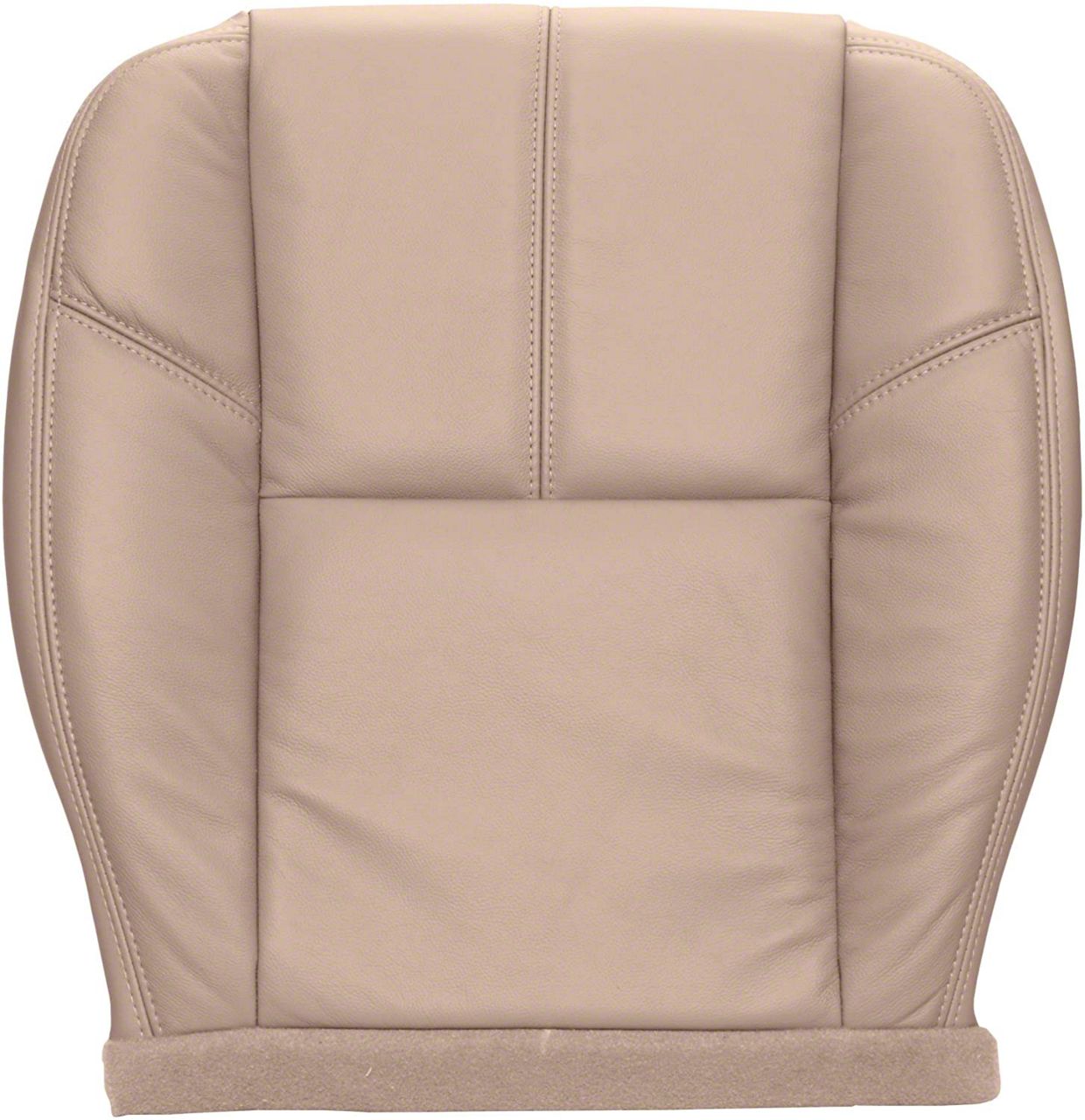 Sierra 1500 Replacement Bucket Seat Bottom Cover; Driver Side; Light ...