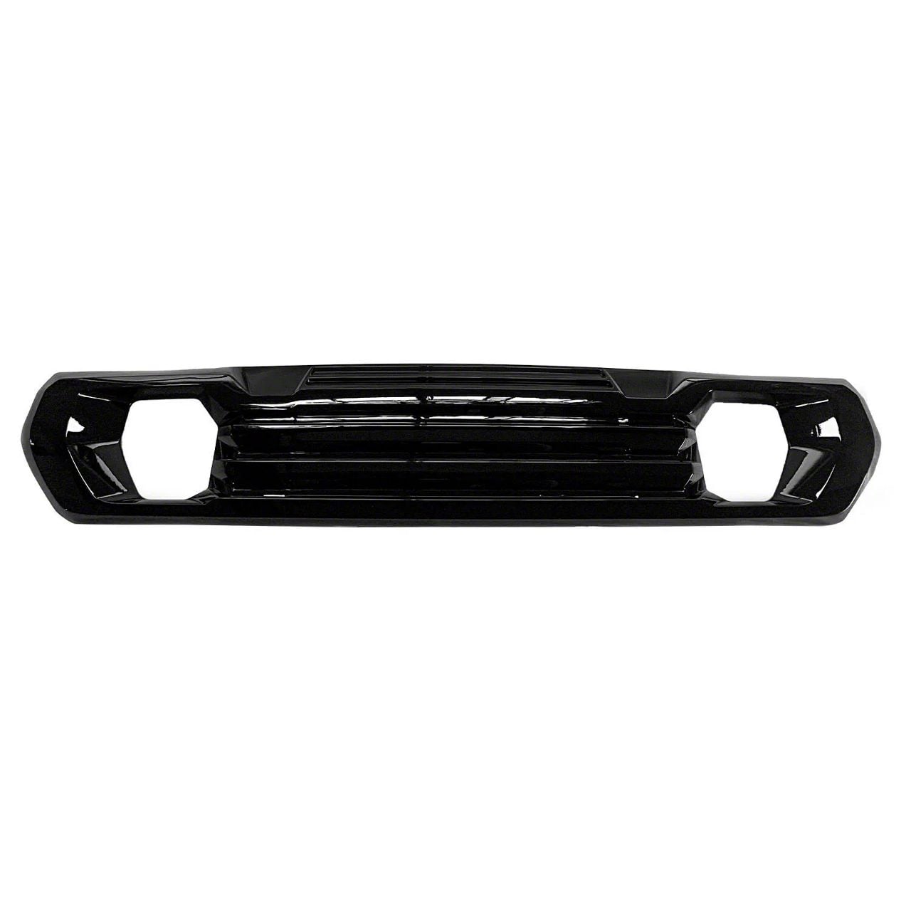 Sierra 1500 Replacement Front Bumper Impact Bar Skid Plate; Black (19 ...