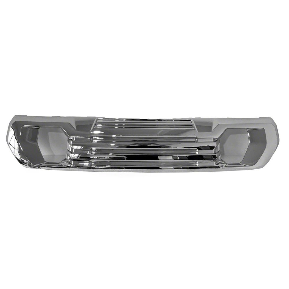 Sierra 1500 Replacement Front Bumper Impact Bar Skid Plate; Chrome (19 ...