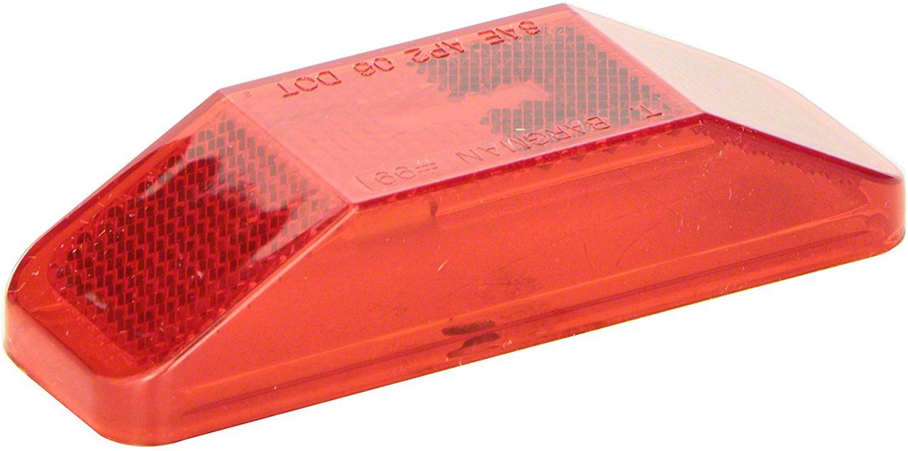 Sierra 1500 Replacement Trailer Clearance Light Lens 99; Red