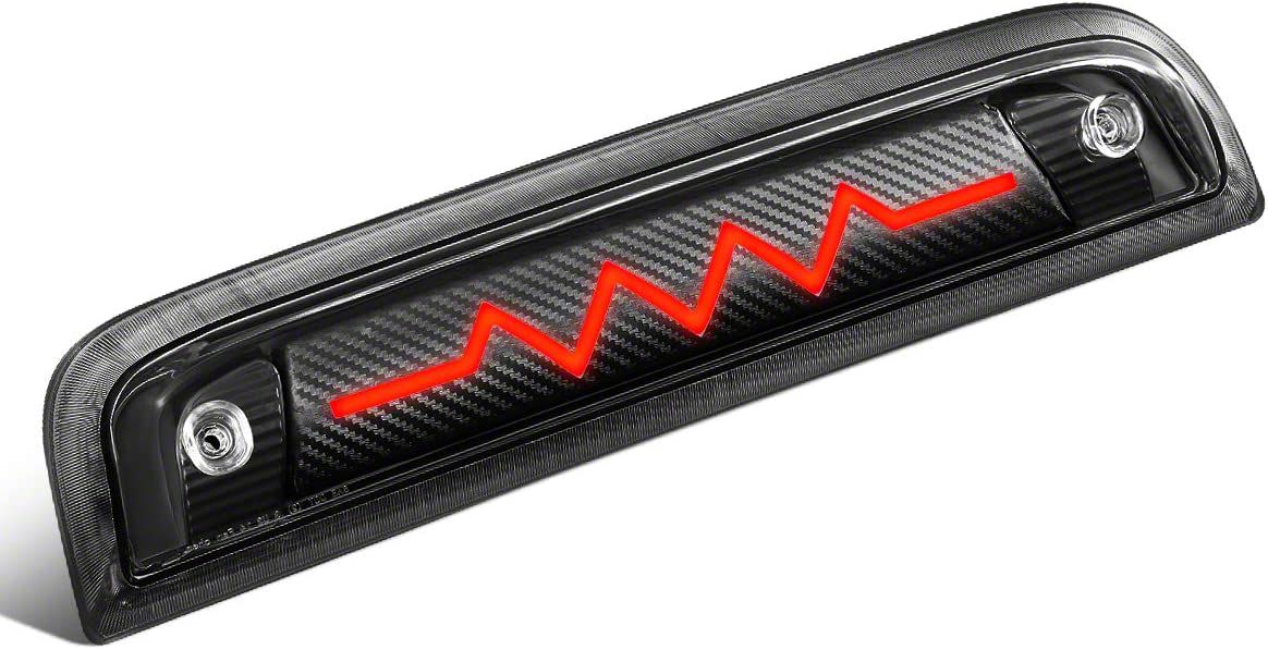 Sierra 1500 Sequential Heartbeat LED Third Brake Light; Black (14-18 ...