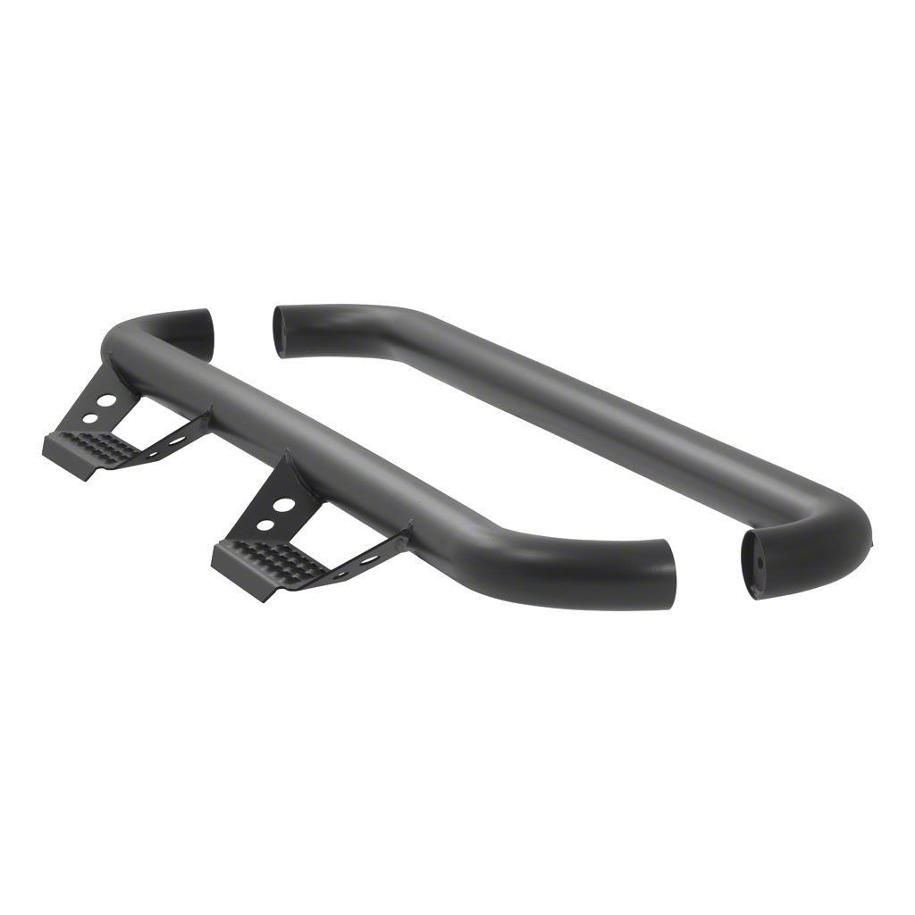 Sierra 1500 Baja Steps; Textured Black (14-17 Sierra 1500 Double Cab ...