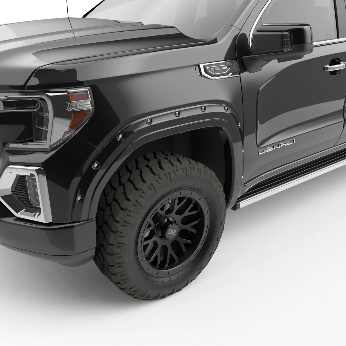 EGR Sierra 1500 Traditional Bolt-On Look Fender Flares; Black 791794 ...