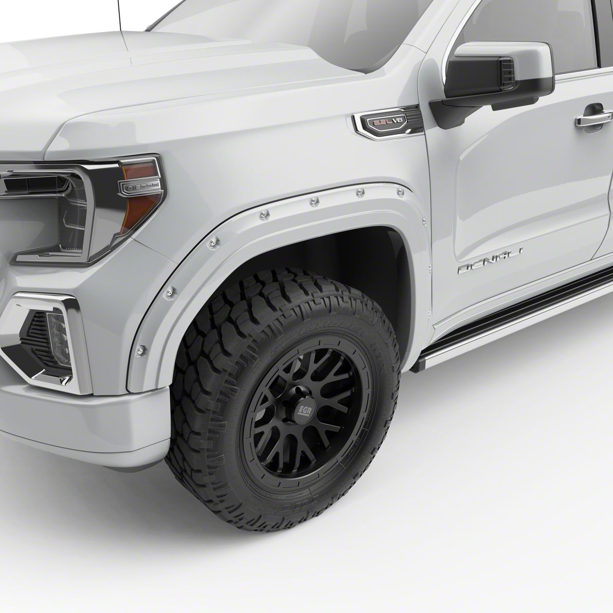 EGR Sierra 1500 Traditional Bolt-On Look Fender Flares; Summit White ...