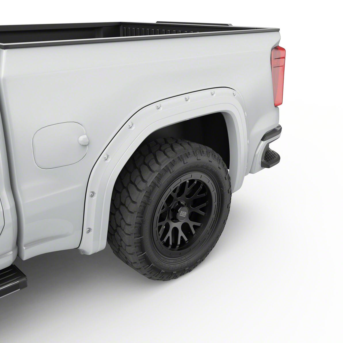 EGR Sierra 1500 Traditional Bolt-On Look Fender Flares; Summit White ...