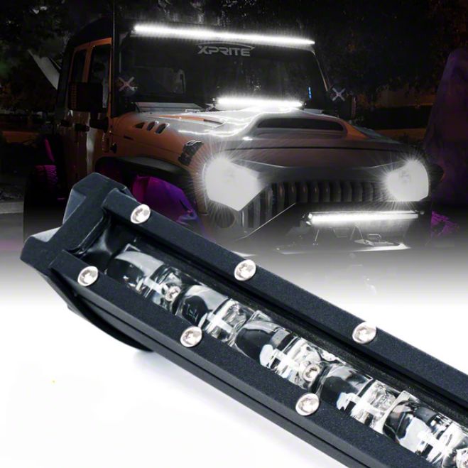 Sierra 1500 Ultra Thin Astro Series 22-Inch White LED Light Bar; Flood ...
