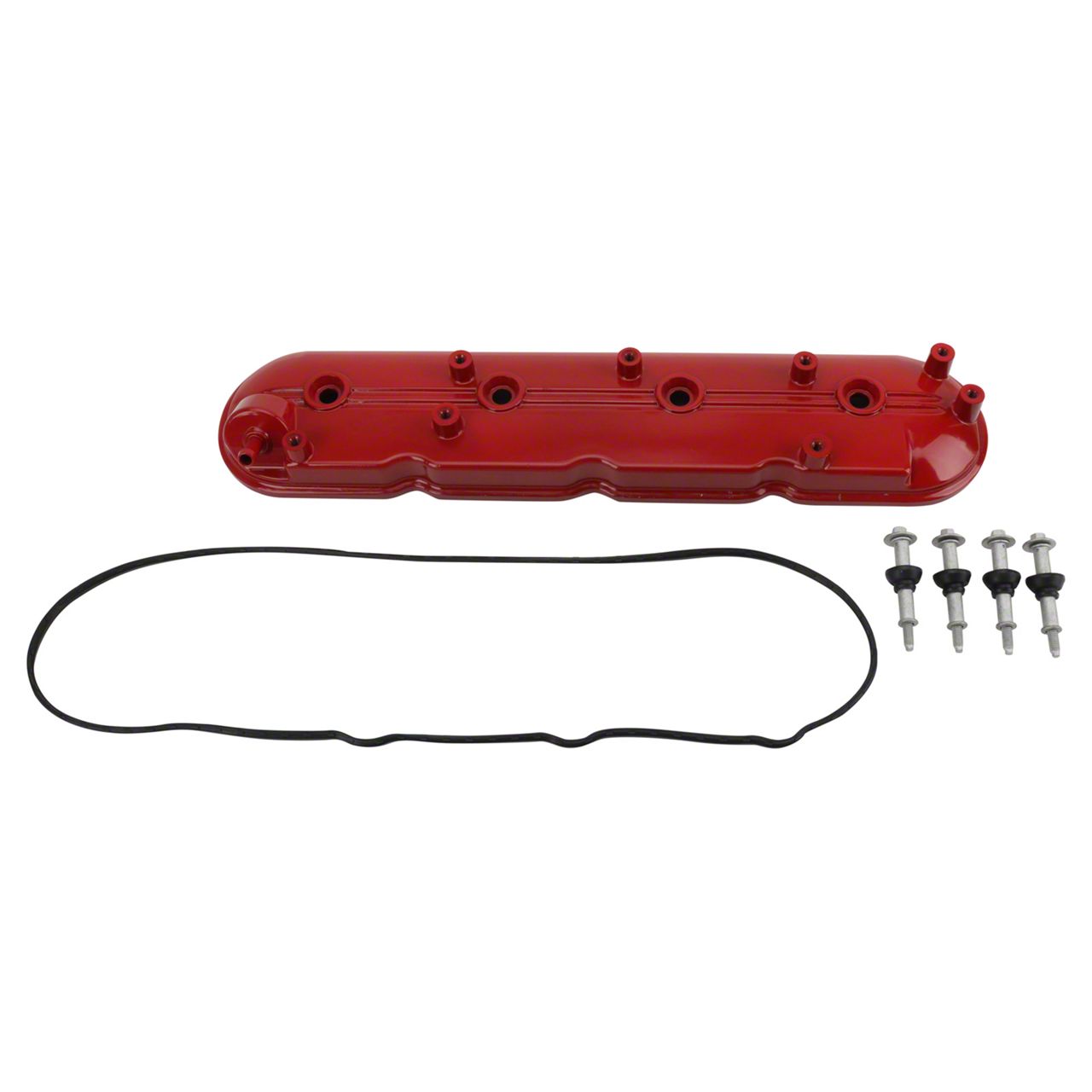 Sierra 1500 Valve Covers; Red (99-08 V8 Sierra 1500) - Free Shipping