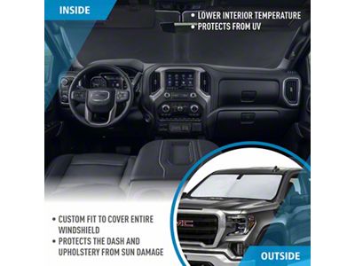 2019-2024 GMC Sierra Sun Shade & Windshield Tint | AmericanTrucks