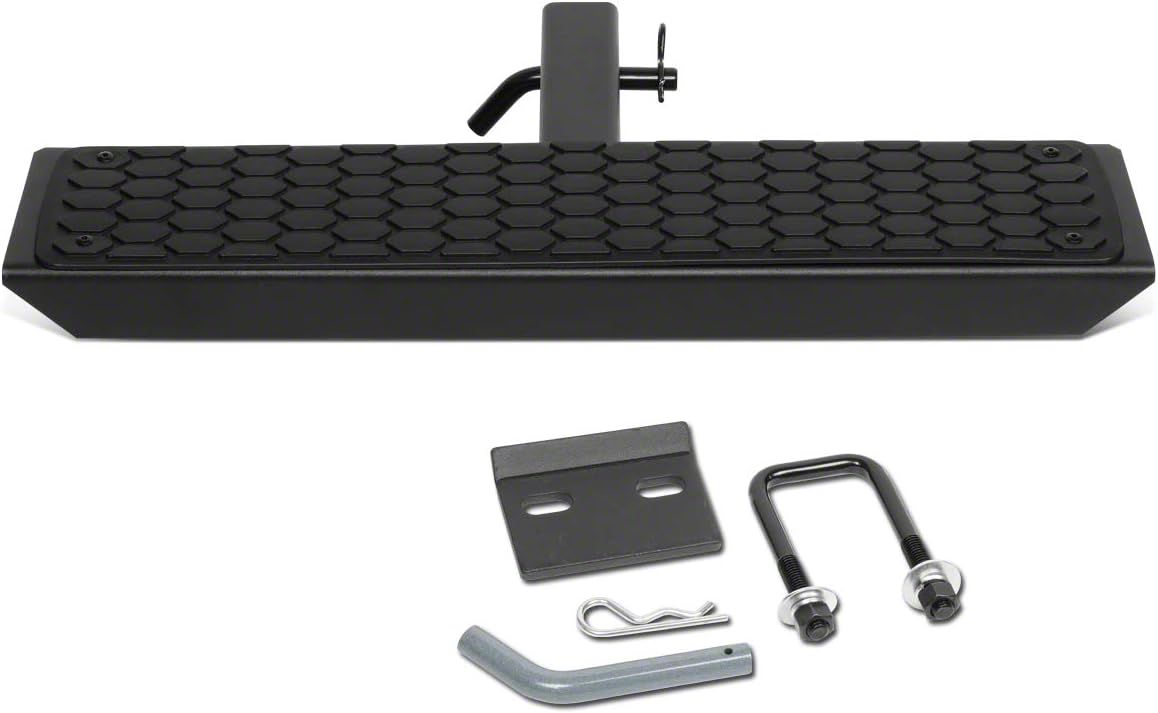 Sierra 2500 2-Inch Receiver Hitch Flat Step Board; Black (Universal ...