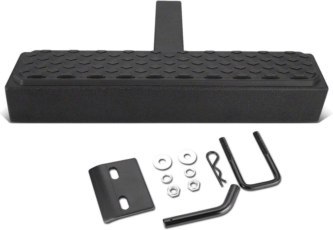 Sierra 2500 2-Inch Receiver Hitch Flat Step Board; Black (Universal ...