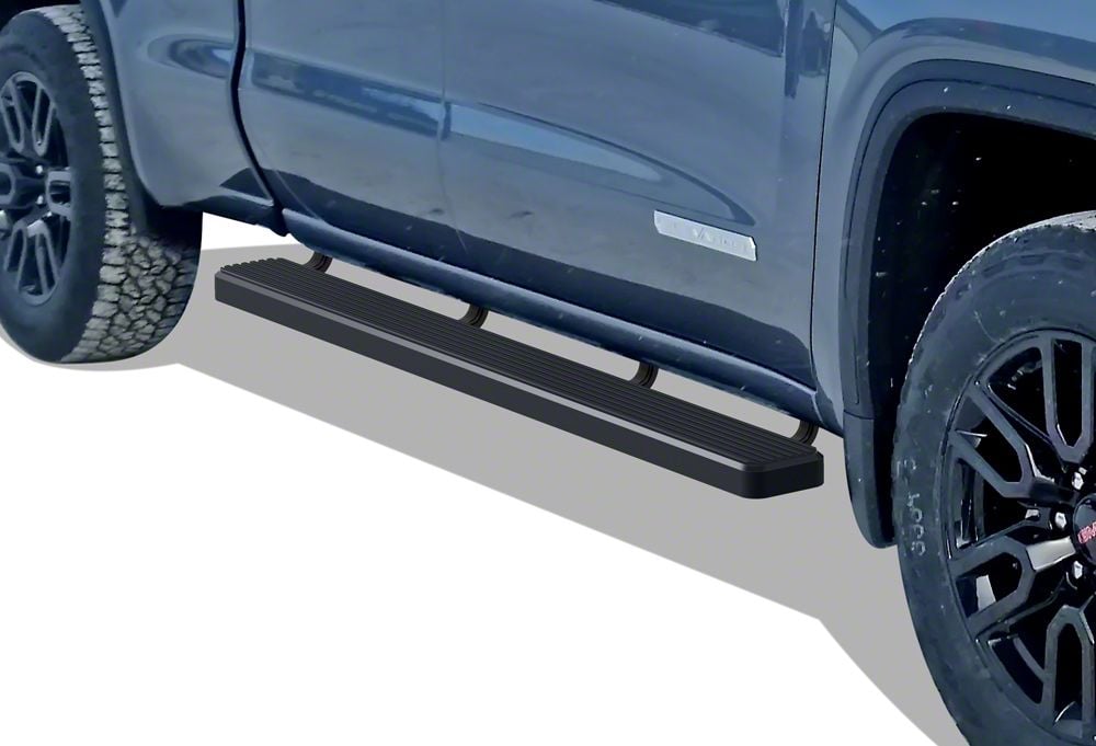 Sierra 2500 6-Inch iStep Running Boards; Black (20-26 Sierra 2500 HD ...