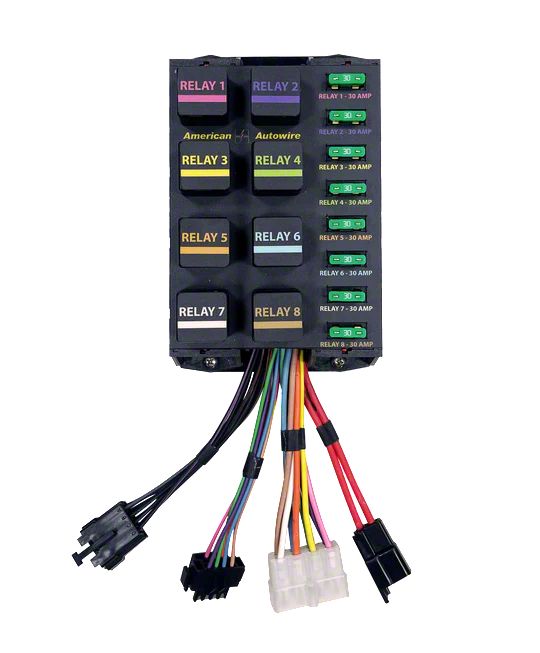 American Autowire Sierra 2500 Banked Relay System; 8-Position 510924 ...