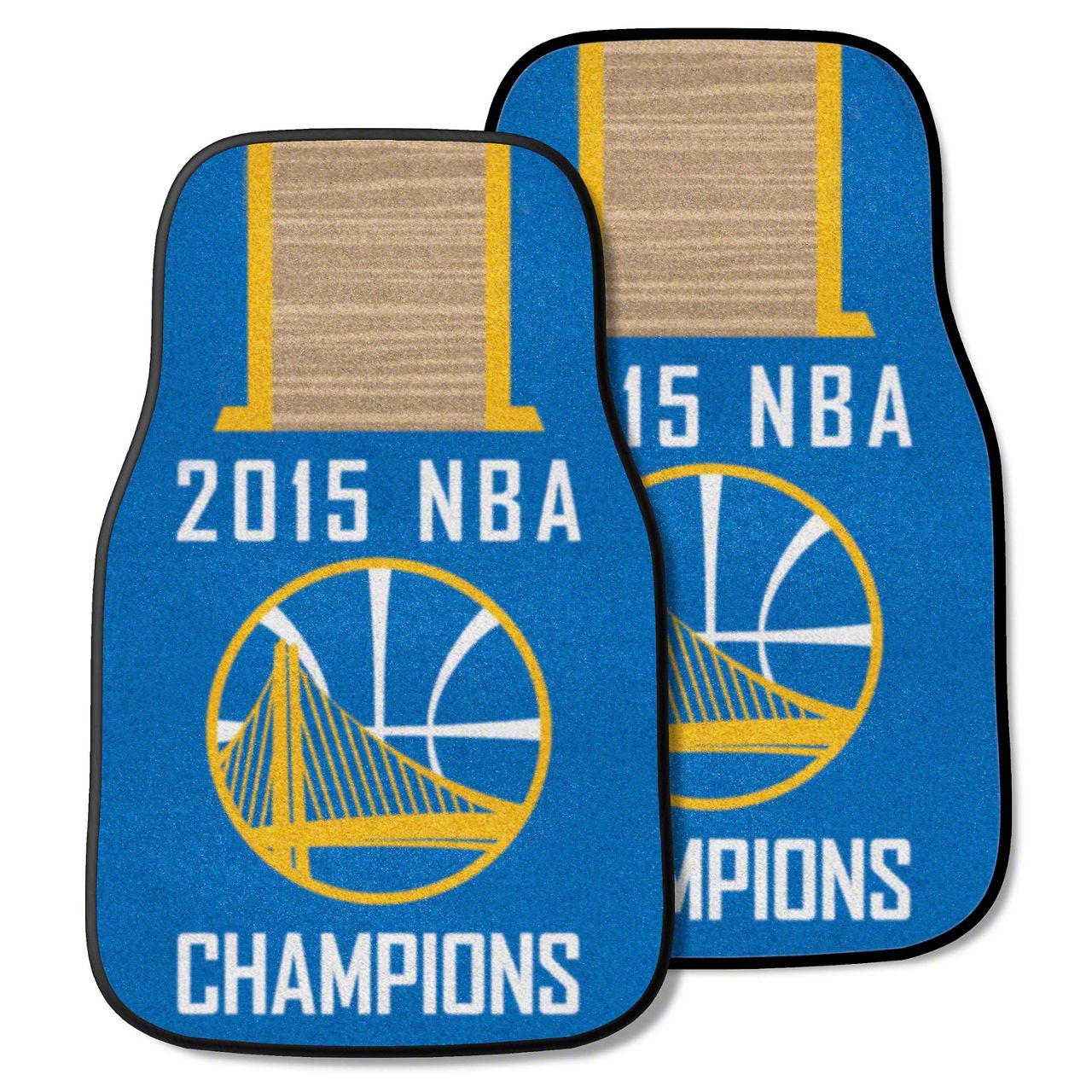 Sierra 2500 Carpet Front Floor Mats with Golden State Warriors 2015 NBA ...
