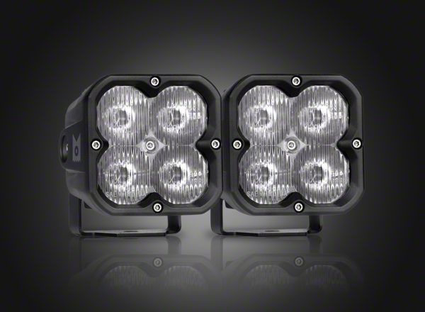 Sierra 2500 Concept Series 3-Inch Cube LED Pod Lights; Driving Beam ...