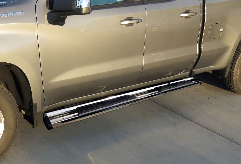 Sierra 2500 OE Style Running Boards; Polished (20-26 Sierra 2500 HD ...