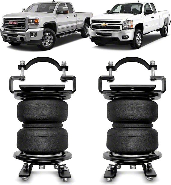 Sierra 2500 Rear Air Helper Spring Bags Kit (07-10 Sierra 2500 HD ...