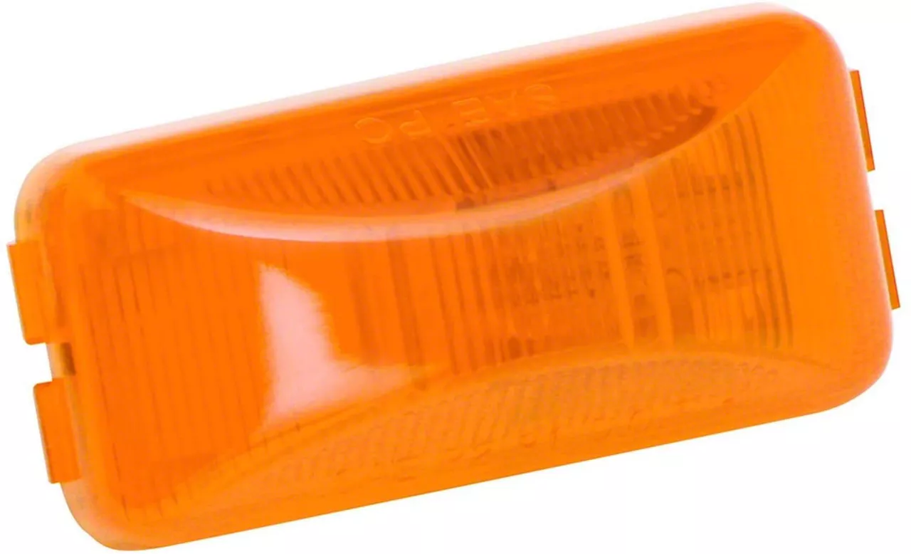 Sierra 2500 Replacement Trailer Clearance Light Sealed Module 37; Amber