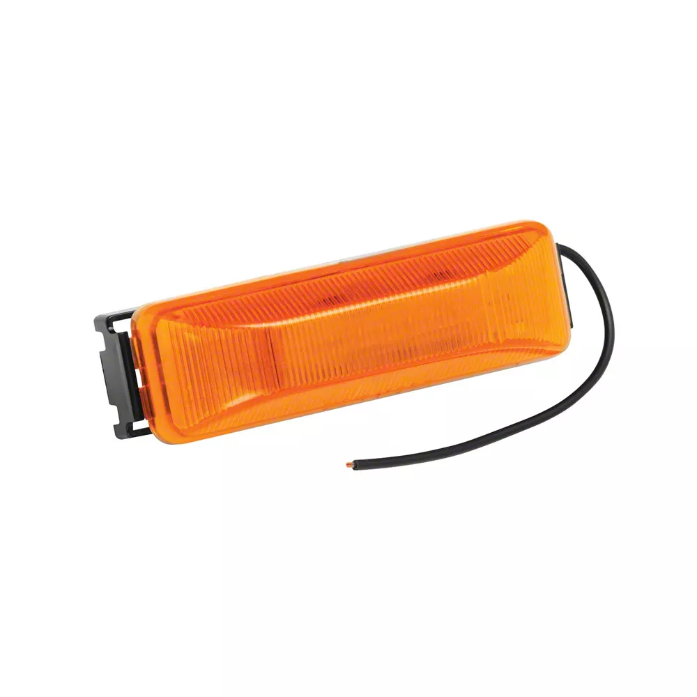 Sierra 2500 Sealed Trailer Clearance Light 38; Amber with Black Base ...