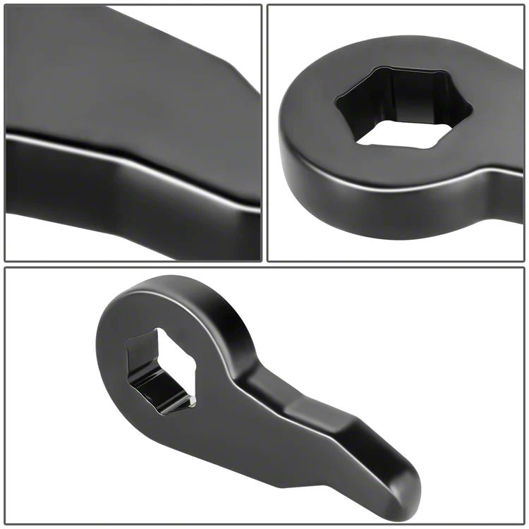 Sierra 3500 1 to 3-Inch Inch Torsion Lift Keys; Black (07-10 4WD Sierra ...