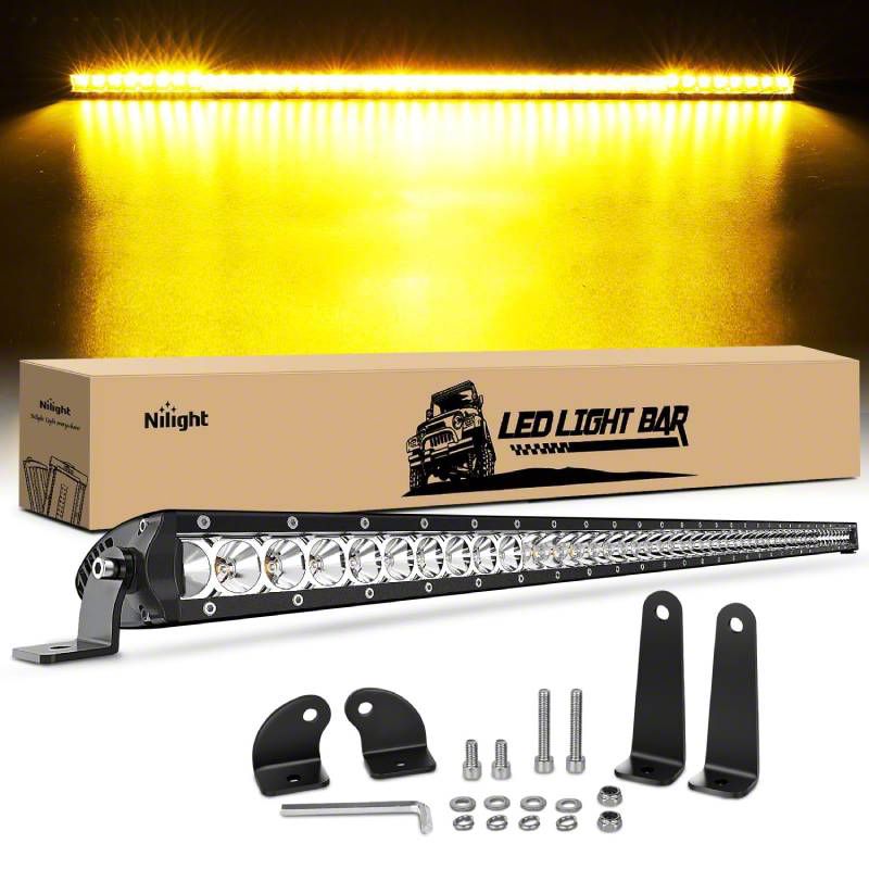 Sierra 3500 41-Inch Super Slim LED Light Bar; Amber; Spot/Flood Combo ...