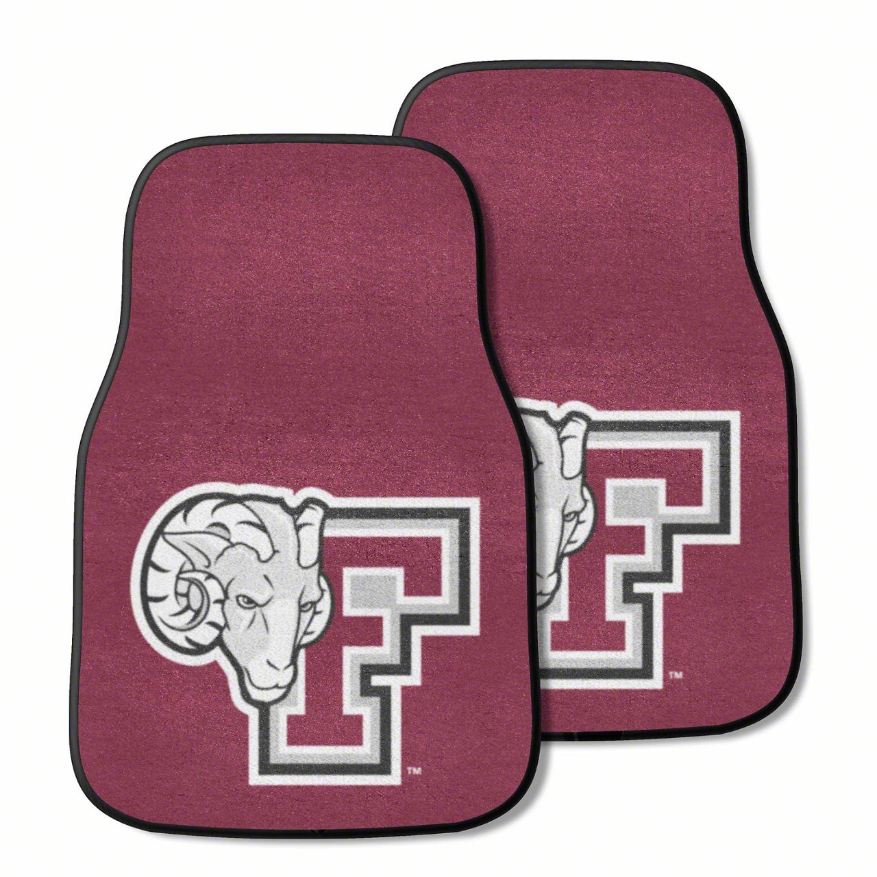 Sierra 3500 Carpet Front Floor Mats with Fordham University Ram Head ...