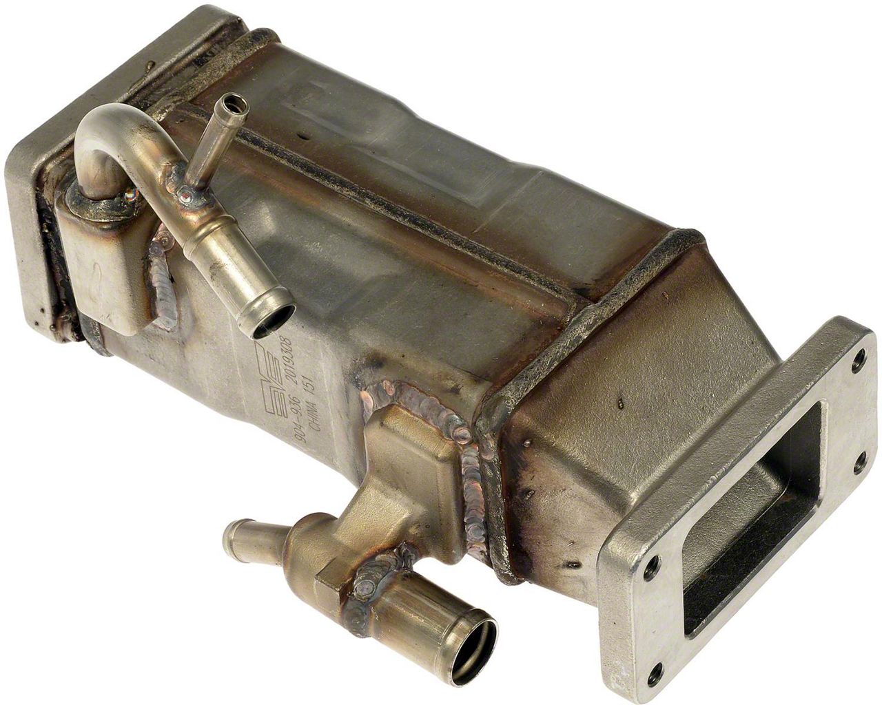 Sierra 3500 EGR Exhaust Gas Recirculation Cooler; To EGR Bypass Valve ...