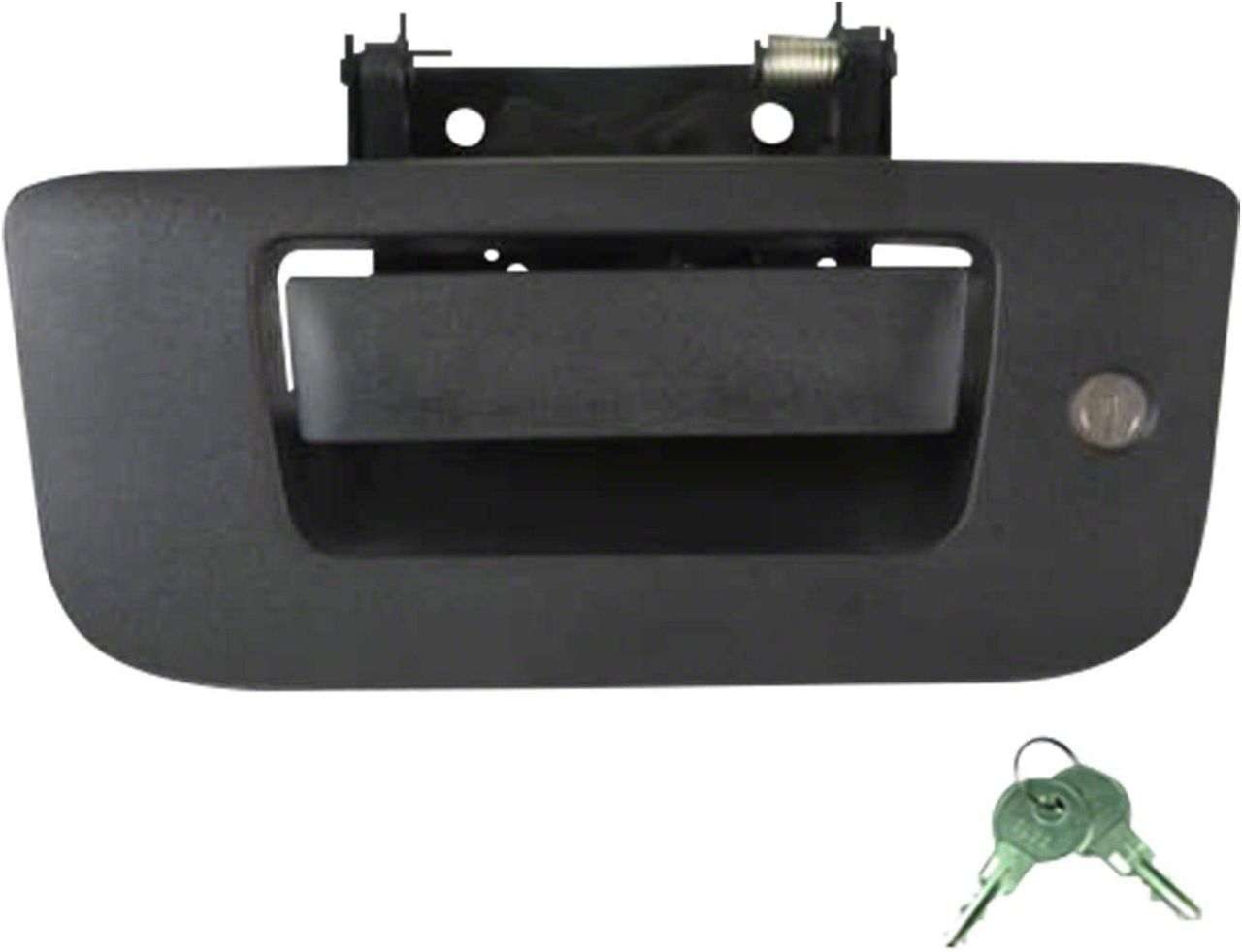 Sierra 3500 Manual Tailgate Lock Handle; Black (07-14 Sierra 3500 HD ...