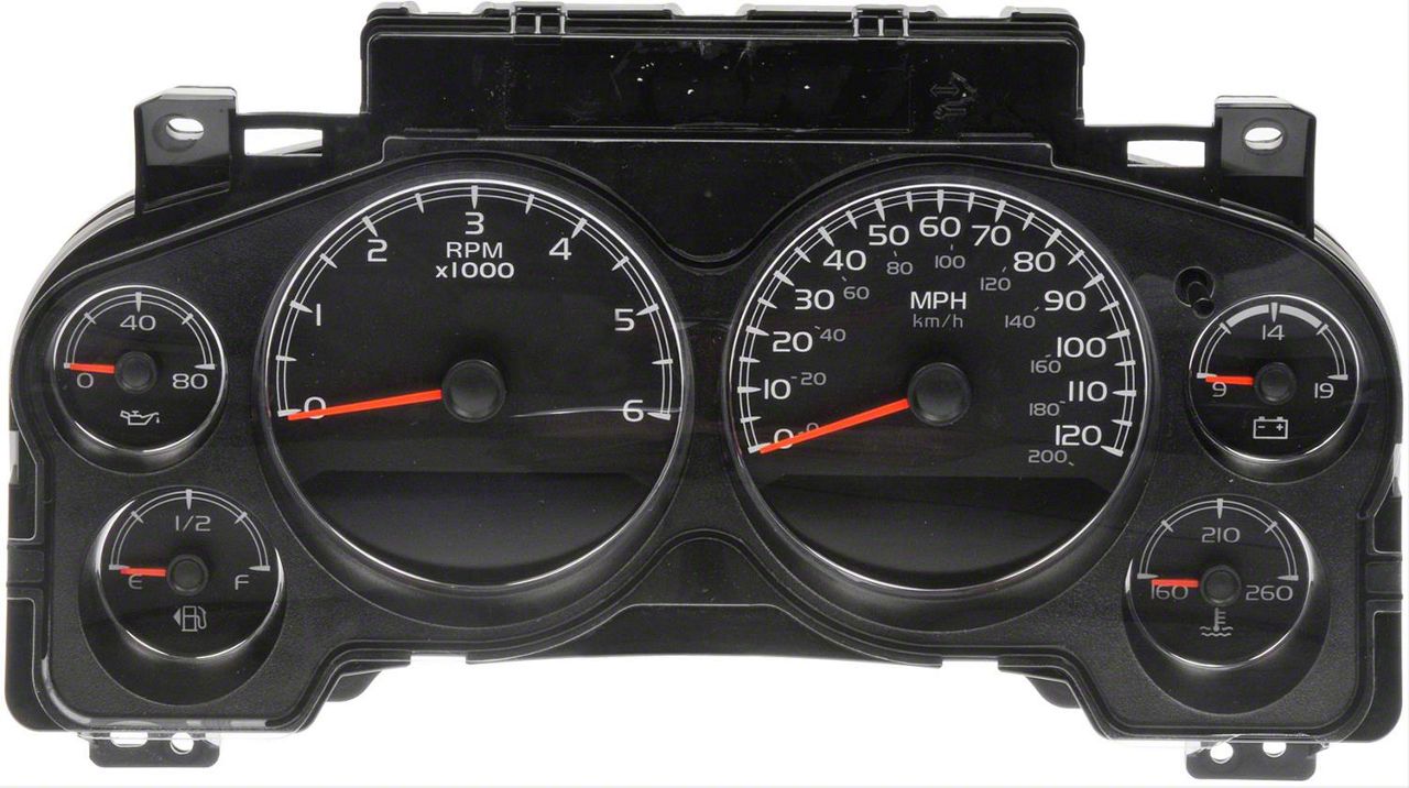 Sierra 3500 Remanufactured Instrument Cluster (2007 Sierra 3500 HD w ...