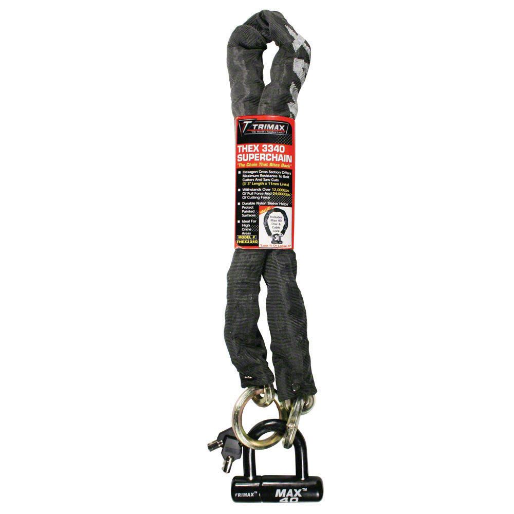 Sierra 3500 THEX Super Chain with 12mm Links and MAX40 Disc U-Lock; 3. ...