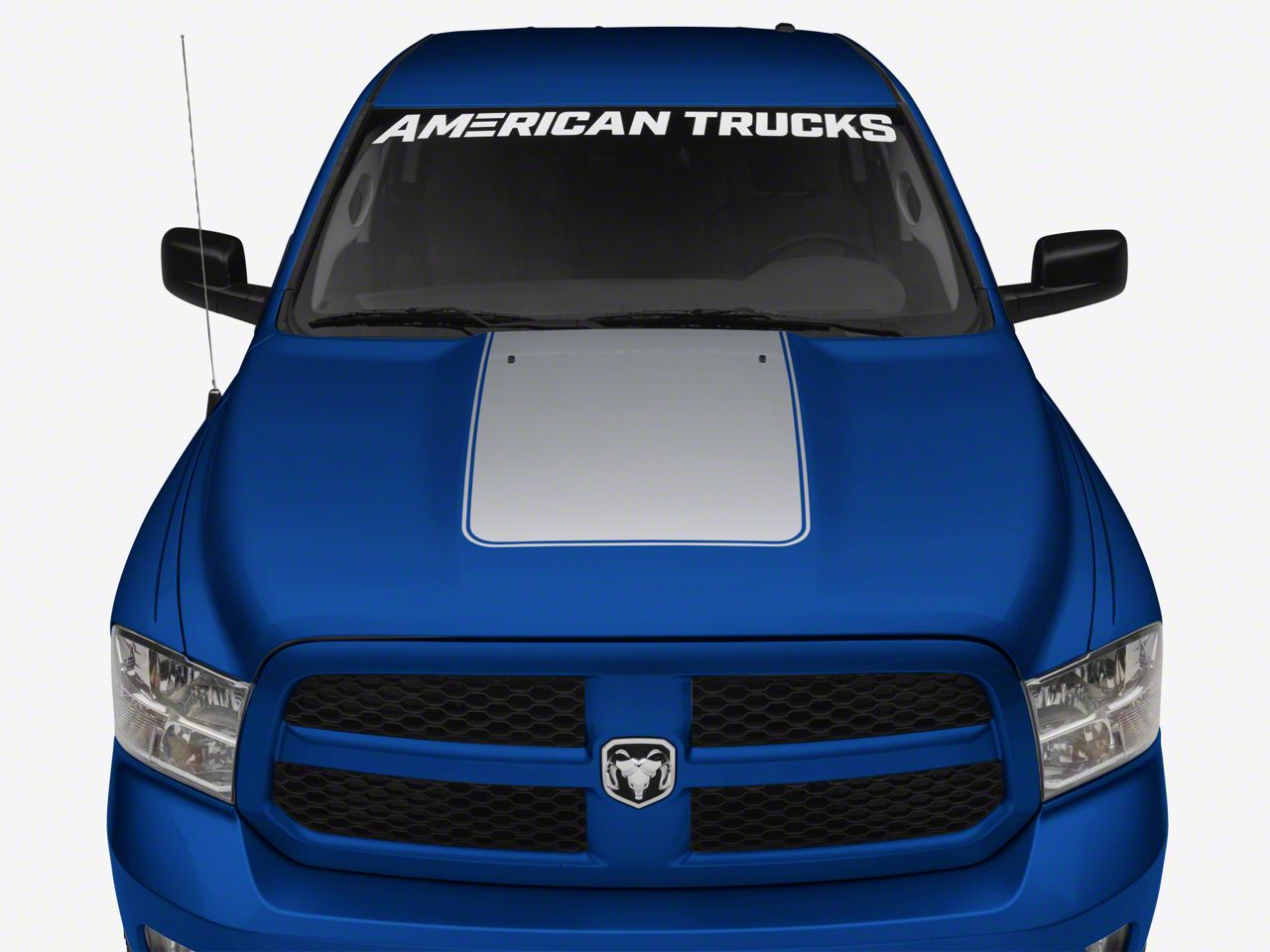 SEC10 RAM 1500 Silver Hood Decal R105414 (09-18 RAM 1500)