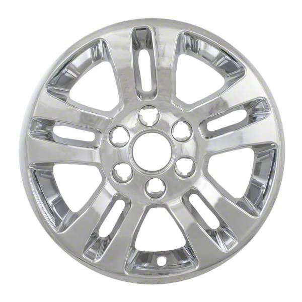 Silverado 1500 17-Inch Wheel Covers; Chrome (14-18 Silverado 1500 LS ...