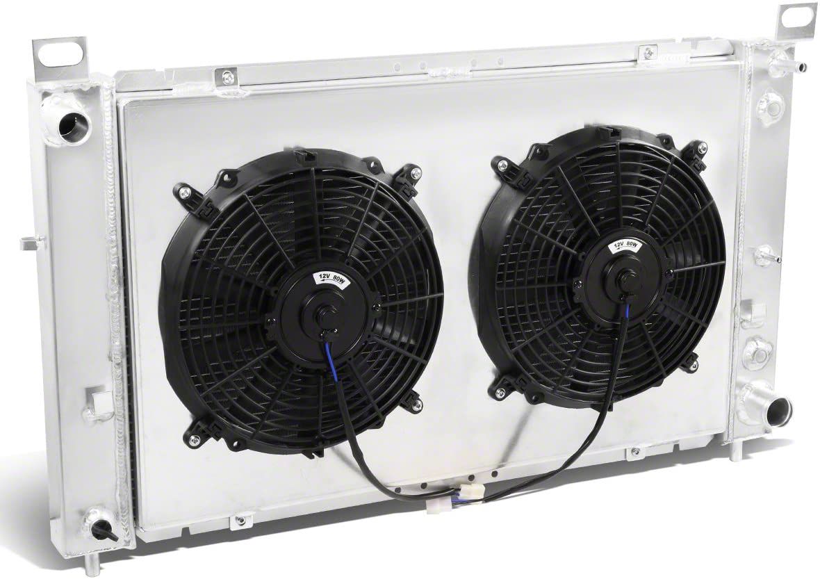 Silverado 1500 2-Row Alumium Radiator with Fan Shroud (99-06 4.8L, 5,3L ...