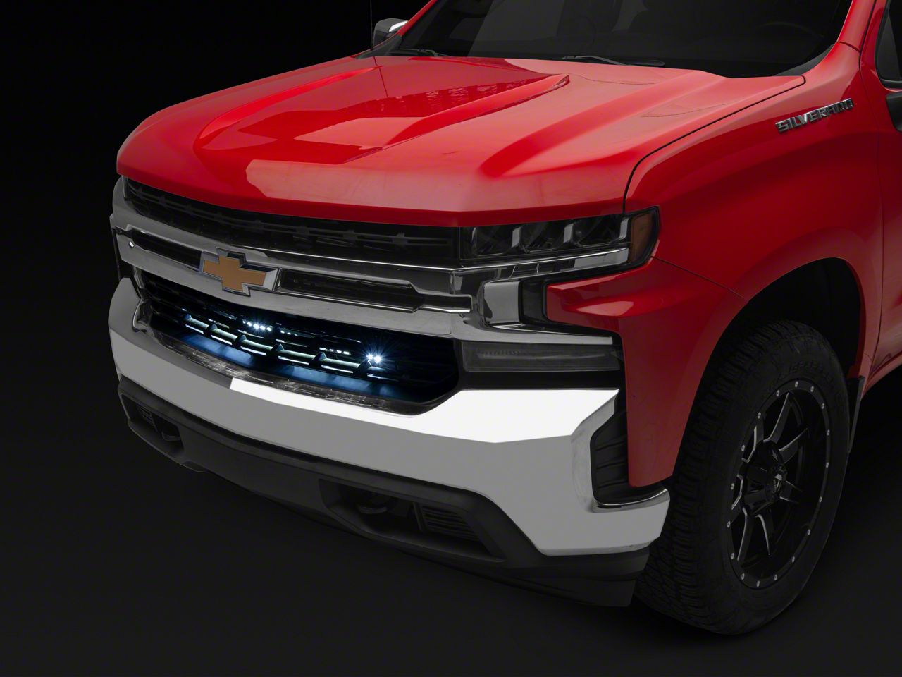 Putco Silverado 1500 30-Inch Luminix LED Light Bar Grille Mount Light ...