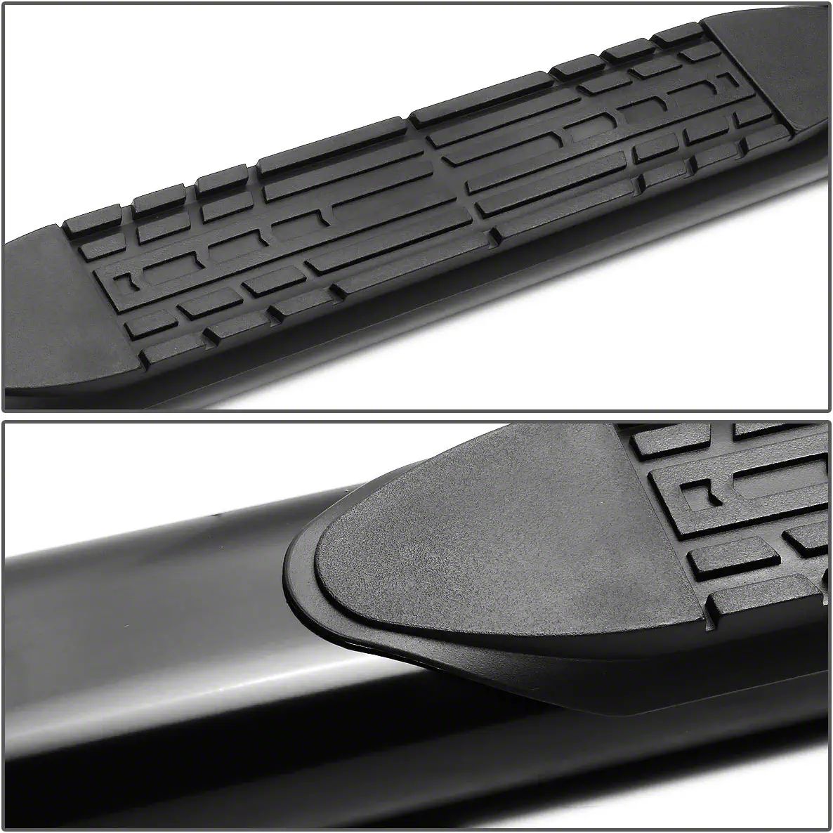 Silverado 1500 4-Inch Nerf Side Step Bars; Black (19-24 Silverado 1500 ...