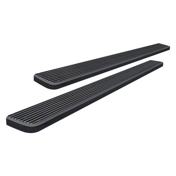Silverado 1500 5-Inch iStep SS Running Boards; Black (07-18 Silverado ...