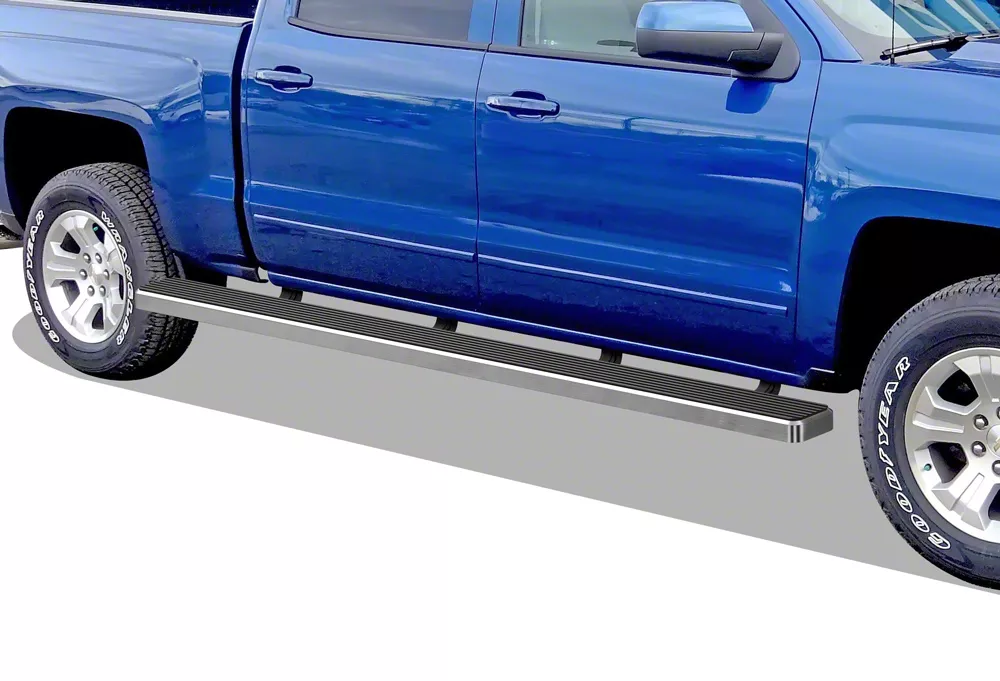 Silverado 1500 6-Inch iStep Wheel-to-Wheel Running Boards; Hairline ...