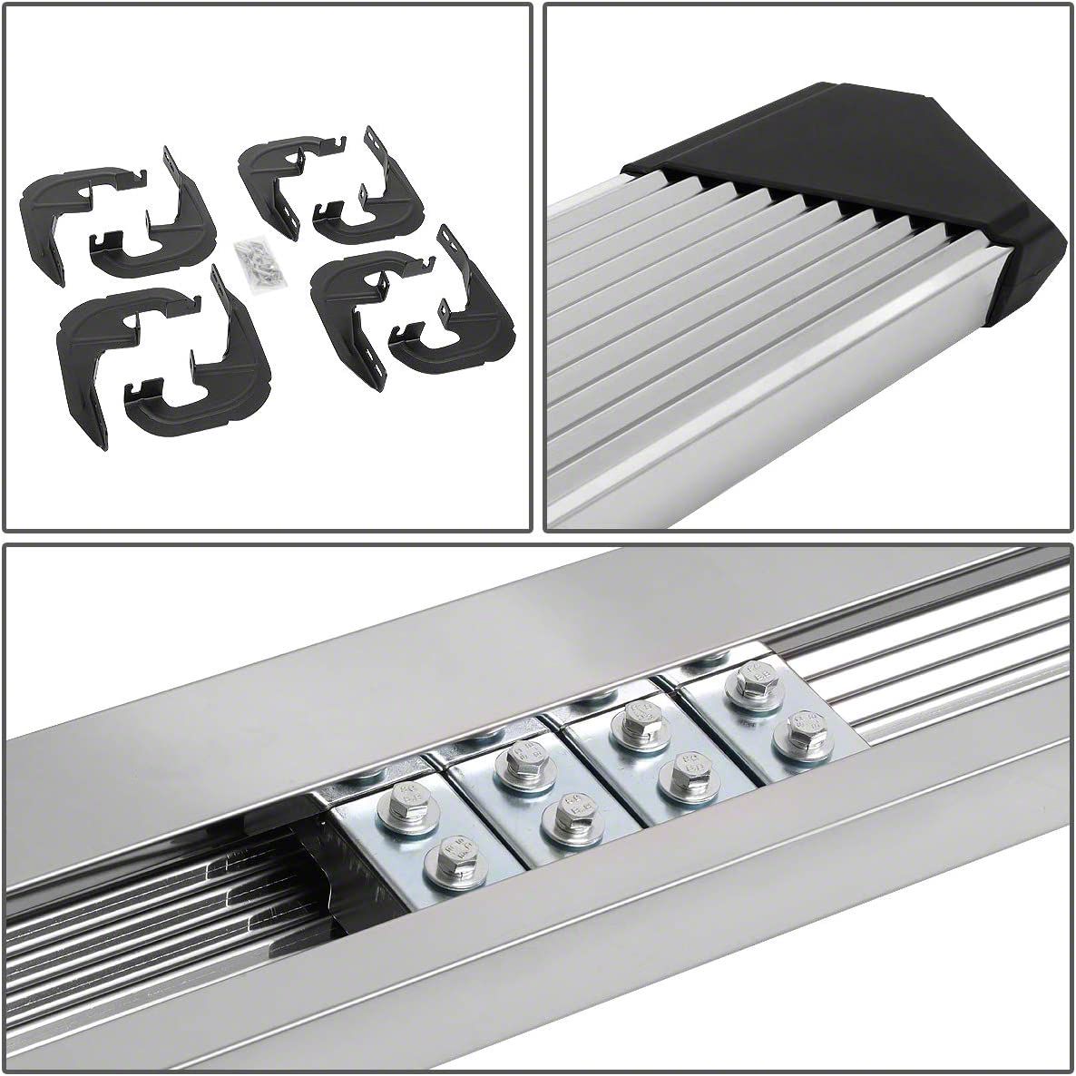 Silverado 1500 6-Inch Running Boards; Stainless Steel (19-24 Silverado ...