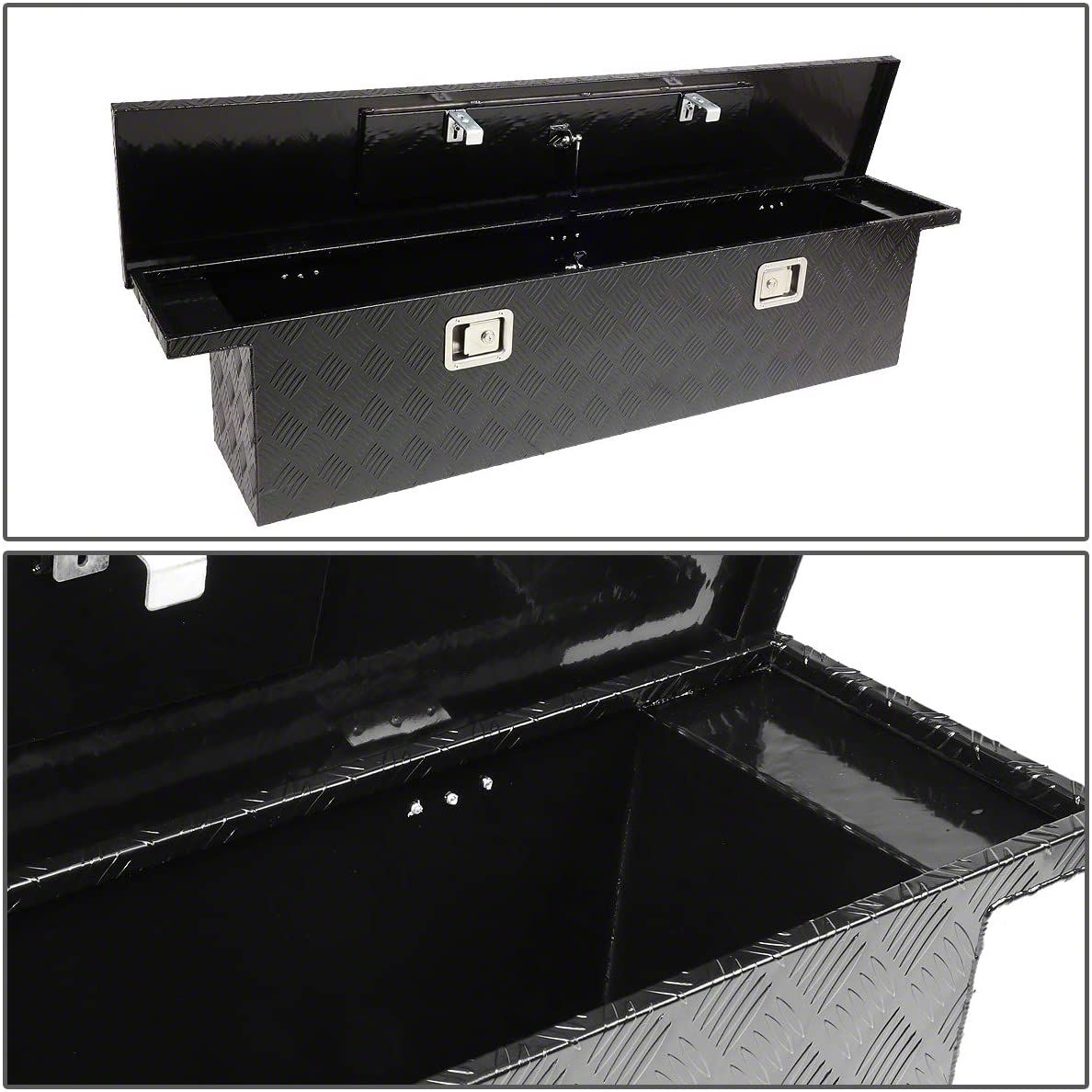 Silverado 1500 63x12x14-Inch Crossover Tool Box; Black (Universal; Some ...
