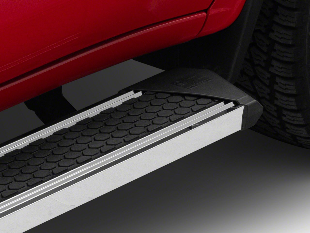 Silverado 1500 8-Inch Flat Step Bar Running Boards; Chrome (19-25 ...