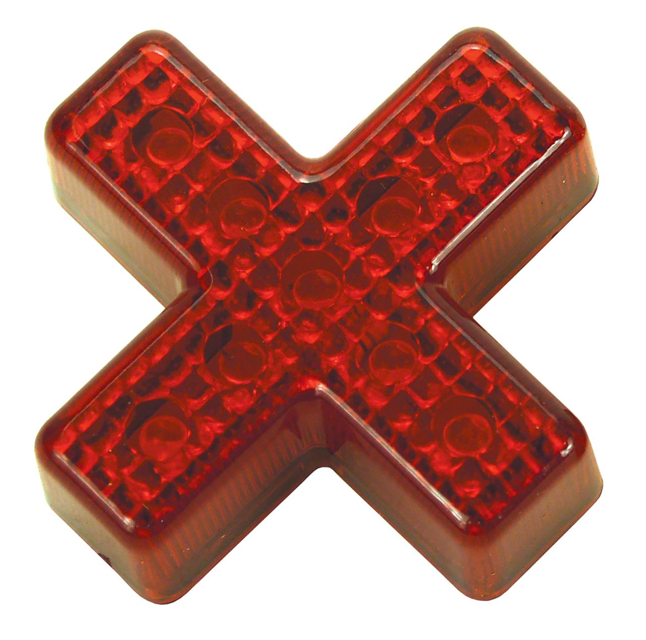 Silverado 1500 9-Diode LED X-Shaped Lights; Red (Universal; Some ...