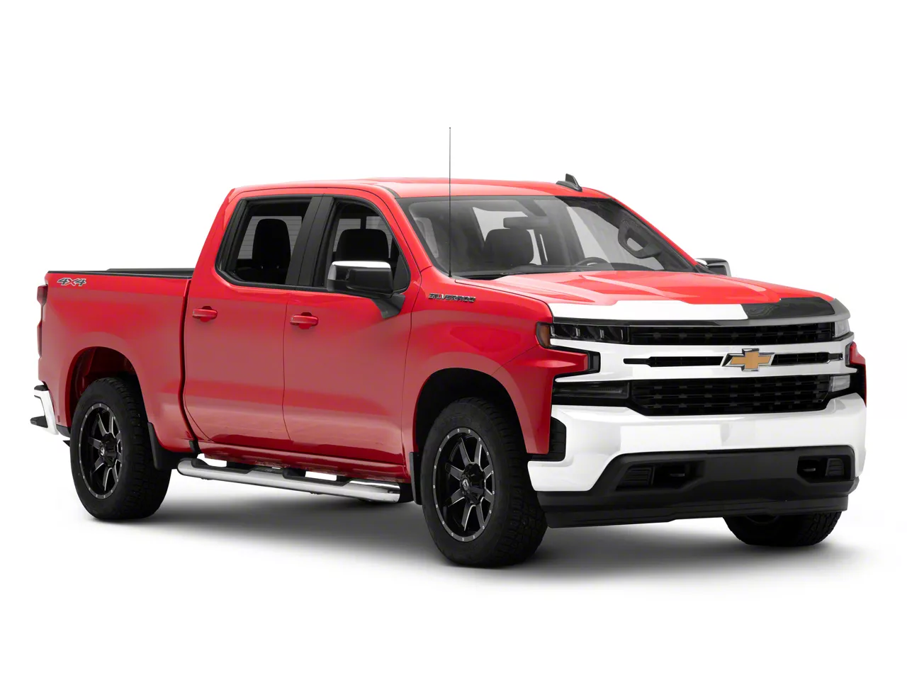 Silverado 1500 Aeroskin Hood Protector; Chrome (19-25 Silverado 1500 ...