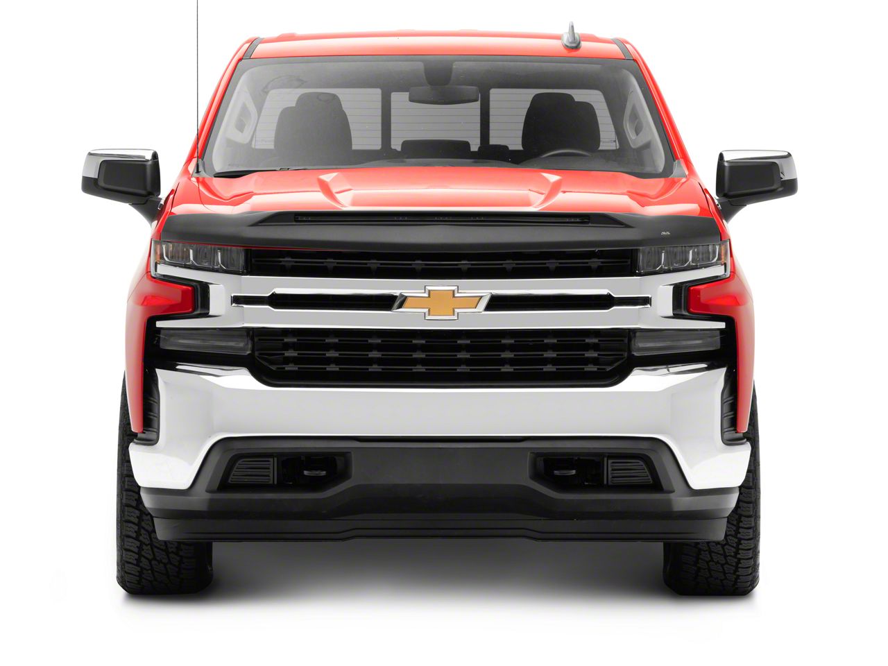 Silverado 1500 Aeroskin LightShield Hood Protector; Black (19-25 ...