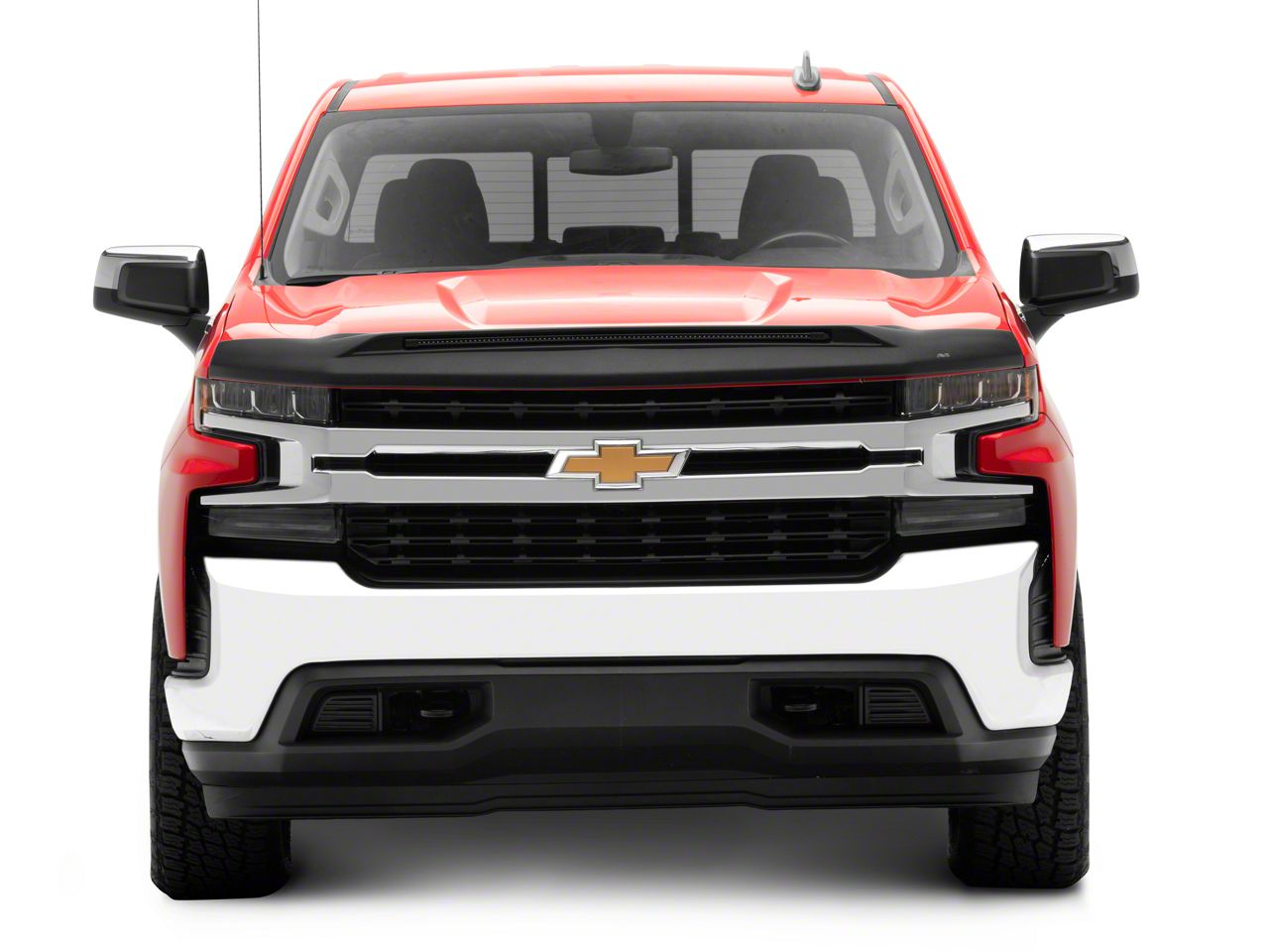 Silverado 1500 Aeroskin LightShield Pro Hood Protector; Black (19-25 ...