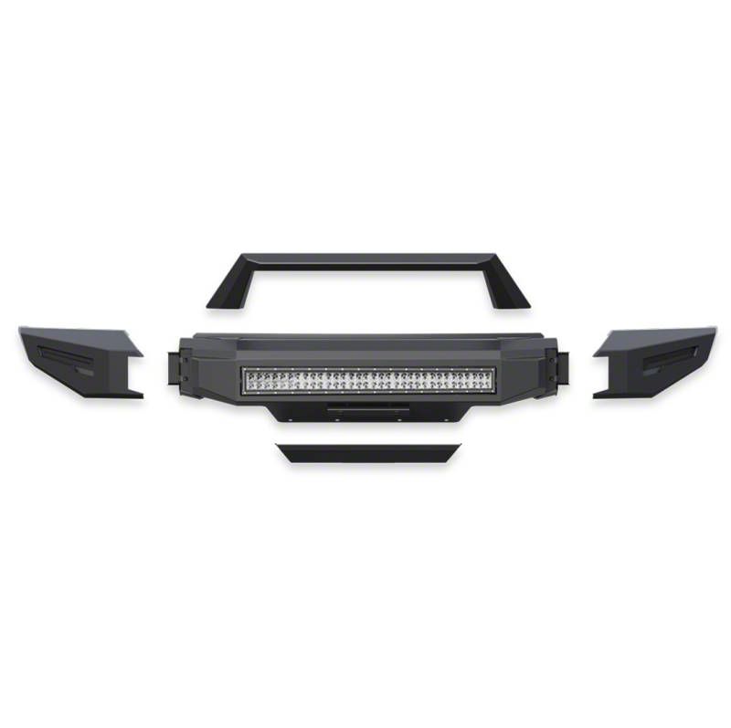 Silverado 1500 Armour II Heavy Duty Front Bumper with Bullnose, Skid ...