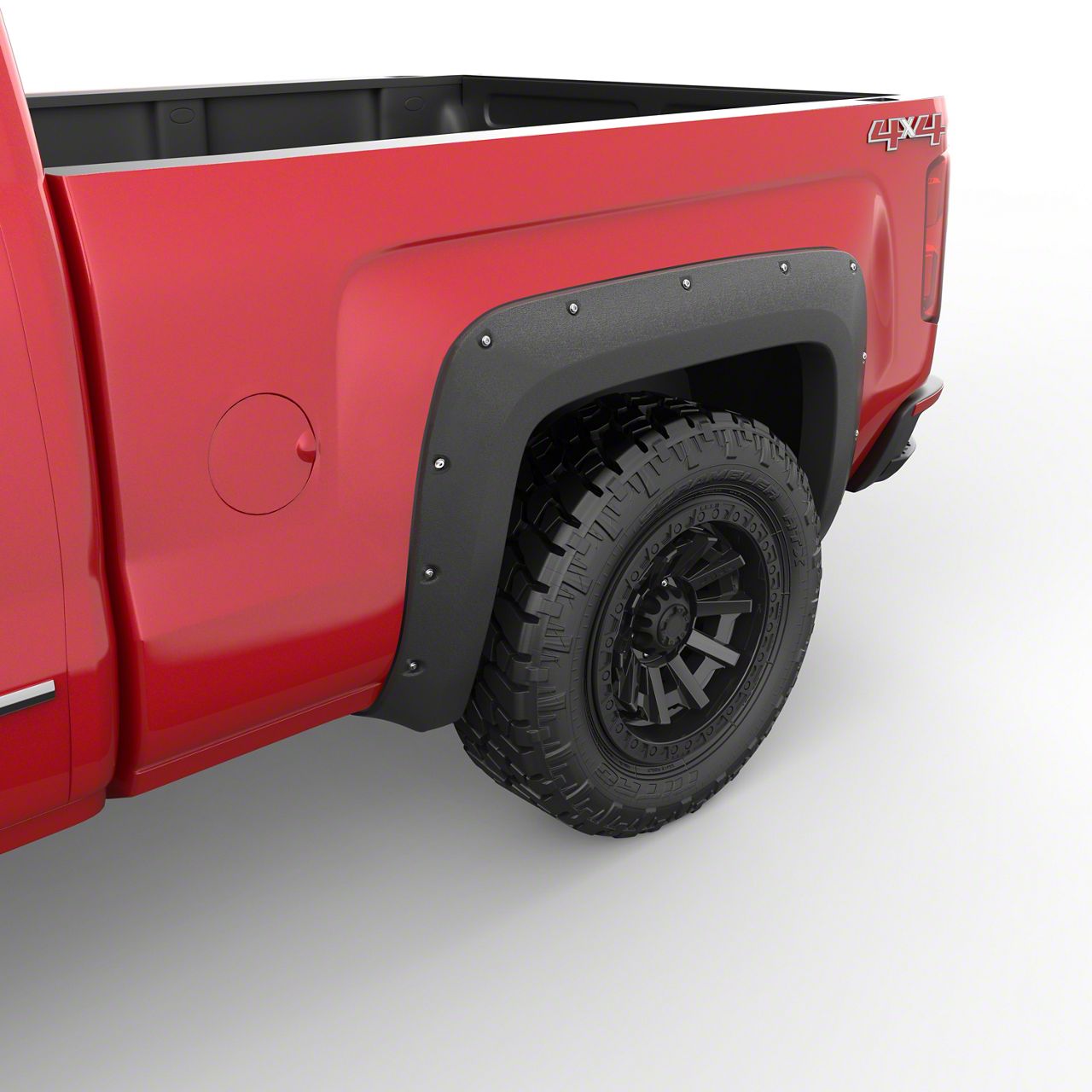 EGR Silverado 1500 Baseline Bolt Style Fender Flares; Textured Black ...